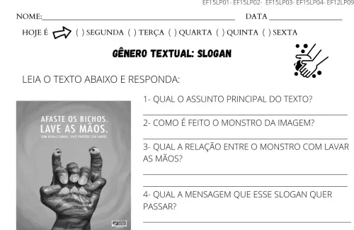 Gênero Textual: Texto publicitário